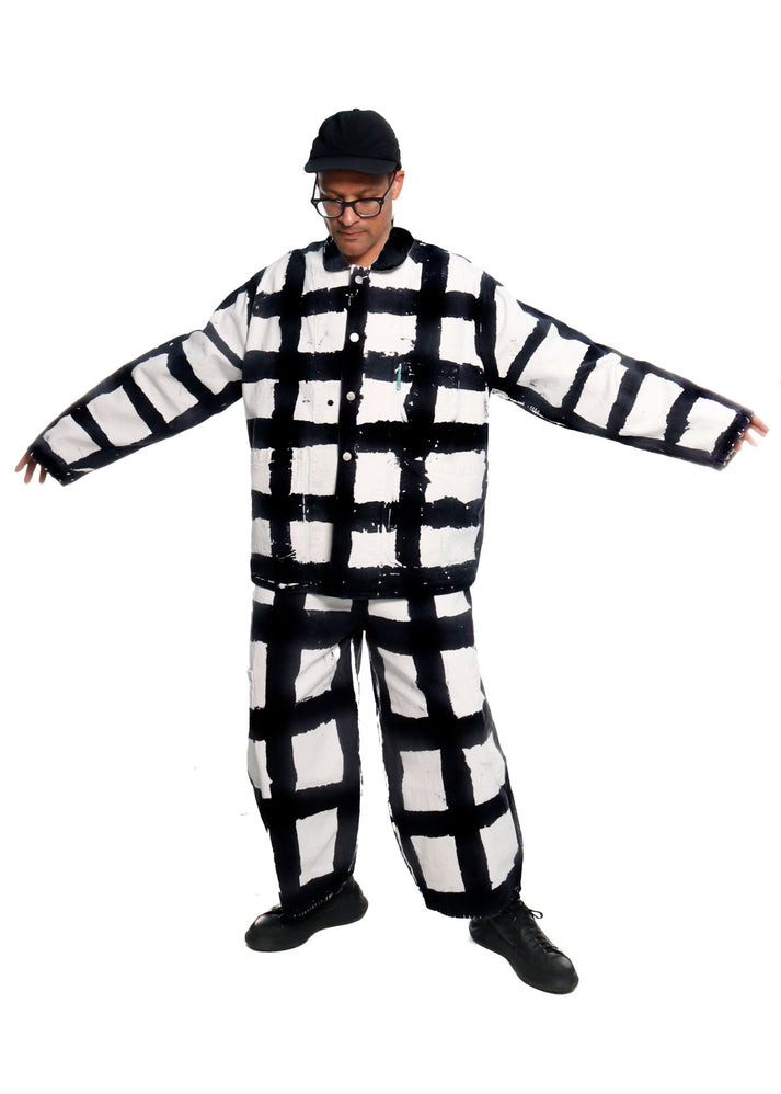 Licorice Check Chef Pant | MEALS Clothing – meals